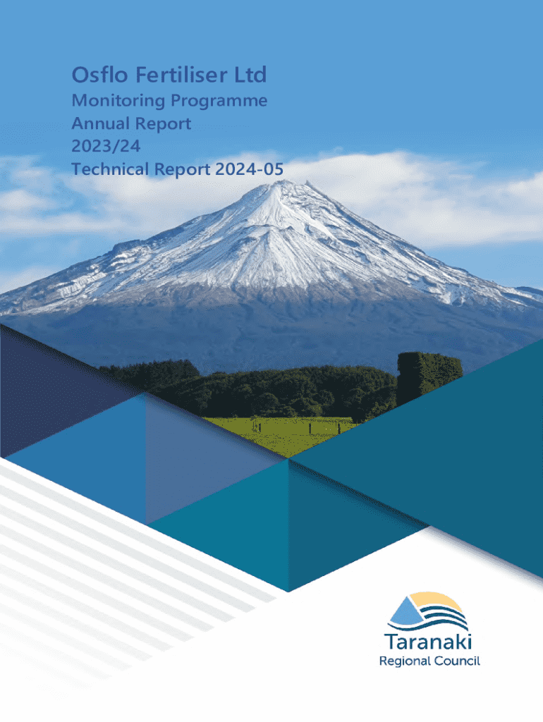 Fillable Online Osflo Fertiliser monitoring report Fax Email Print ...