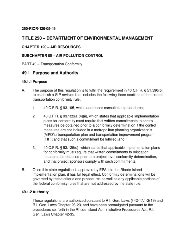 Fillable Online SUBCHAPTER 05 AIR POLLUTION CONTROL Fax Email Print ...