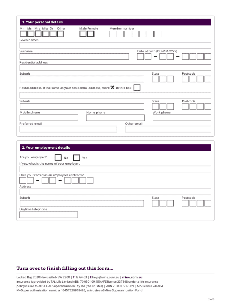 Fillable Online Turn over to finish filling out this form... Before you start... Fax Email Print ...