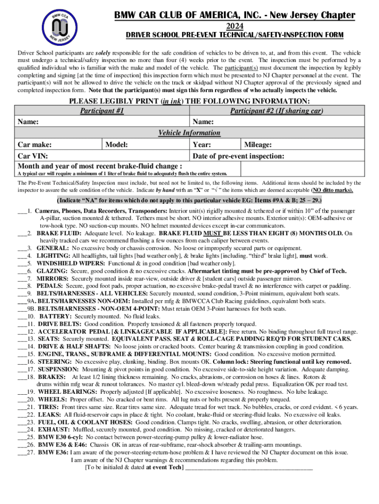 Fillable Online Important Requirements for 2024 New Jersey Chapter ...