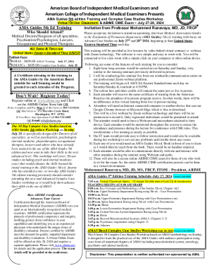 Fillable Online Ama Guides 5th Edition Training Workshop Fax Email ...