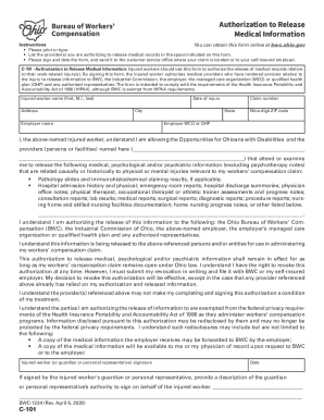 Fillable Online Authorization to Release Medical Information Fax Email ...