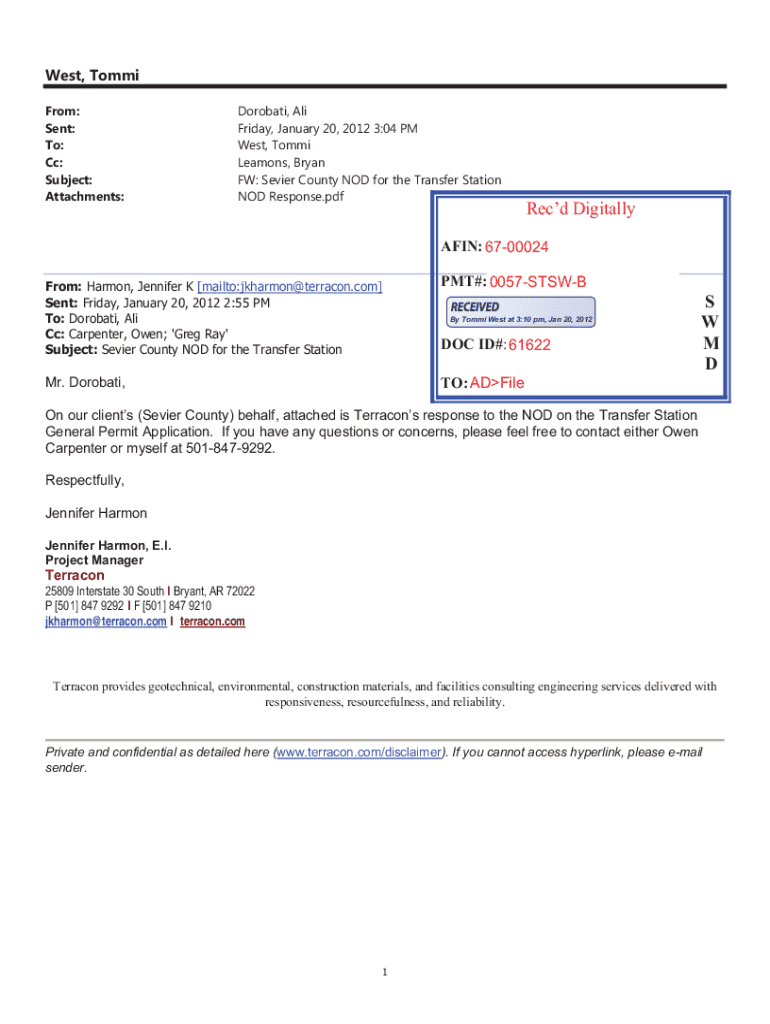 Fillable Online Landfill Reporting Form Fax Email Print - pdfFiller