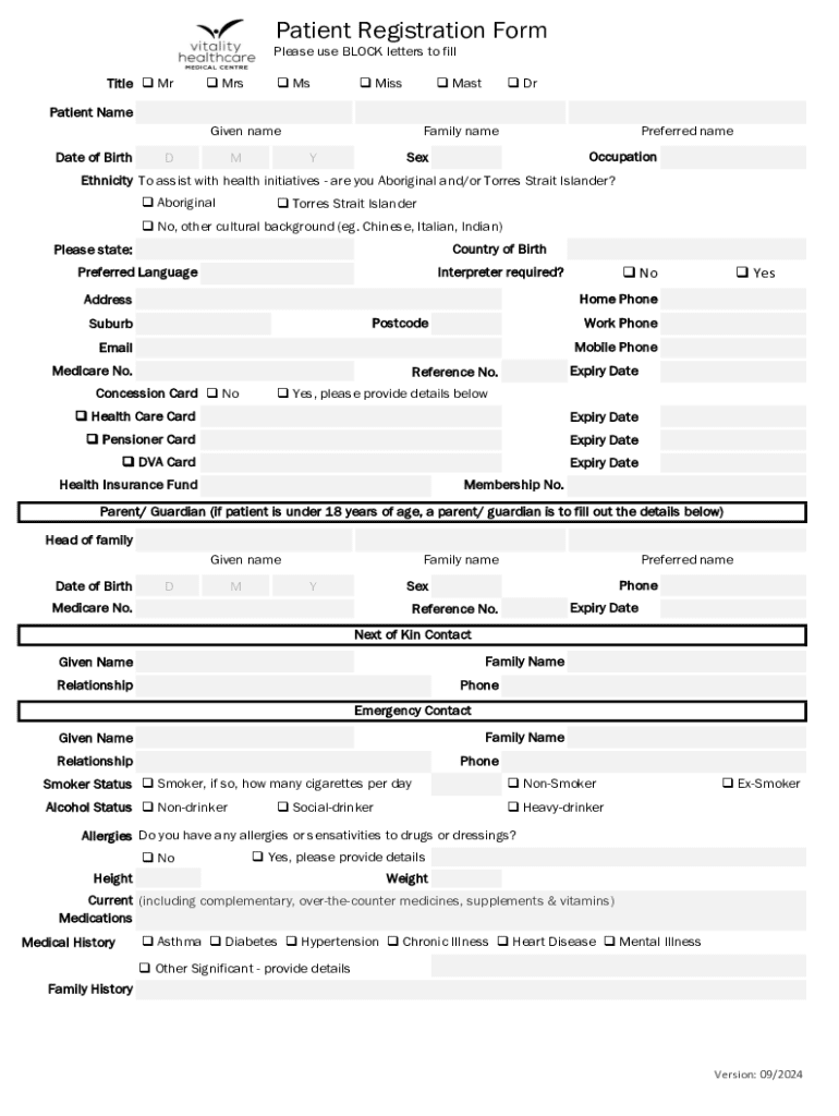 Fillable Online Please use BLOCK letters to fill Fax Email Print - pdfFiller