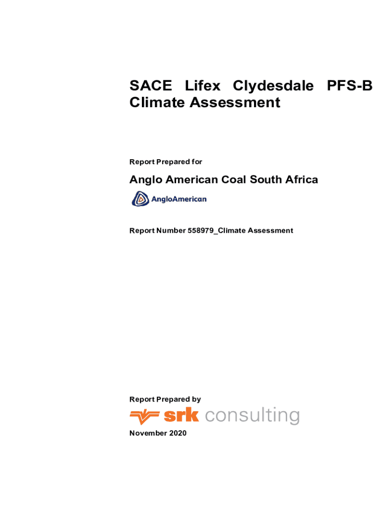 Fillable Online Sace Lifex Clydesdale Pfs-b Climate Assessment Report ...
