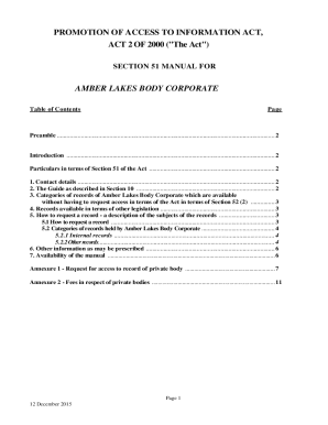 Fillable Online Promotion of Access to Information Act - Section 51 ...