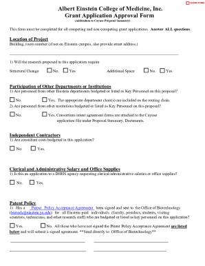 Fillable Online Grant Application Approval Form (addendum to Cayuse ...