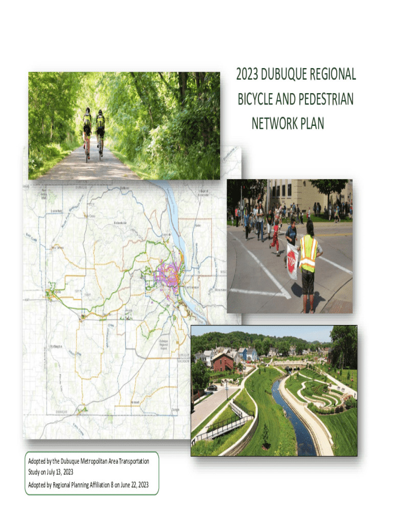 Fillable Online Dubuque Regional Bicycle and Pedestrian Network Plan ...
