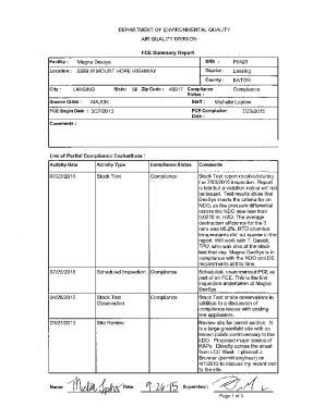 Fillable Online Fce Summary Report Fax Email Print - pdfFiller