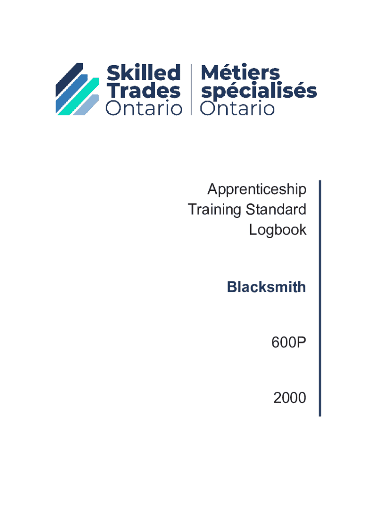 Fillable Online Blacksmith 600P EN SOT V100 2000. This on-the job ...