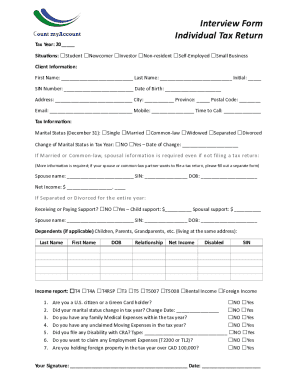 Fillable Online Individual Tax Return Fax Email Print - pdfFiller