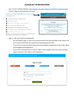 Fillable Online Mypass Login and Setup Guide Fax Email Print - pdfFiller