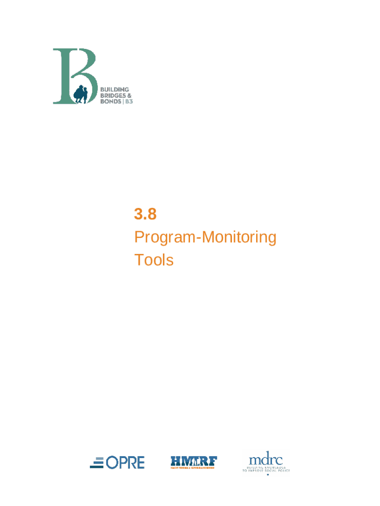 3.8 Program-Monitoring Tools Doc Template | pdfFiller