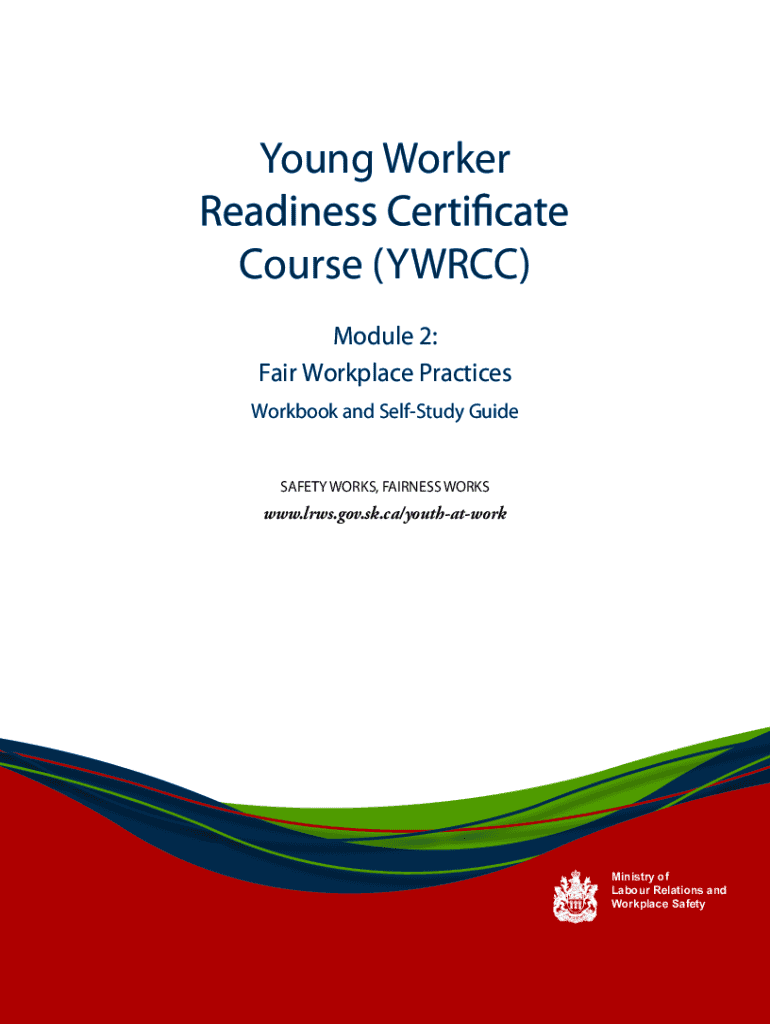 Fillable Online Young Worker Course (YWRCC) Fax Email Print - pdfFiller