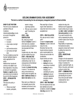 Fillable Online Risk Assessment for Equestrian Events Fax Email Print ...