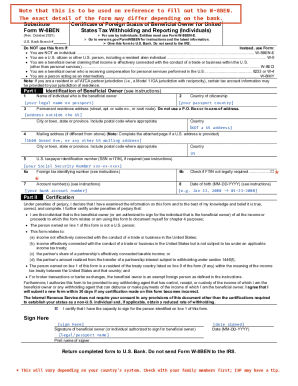 Fillable Online Certificate of Foreign Status of Beneficial Owner for ...