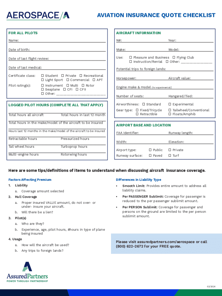 Fillable Online AvPac Pilot History Form Fax Email Print - pdfFiller