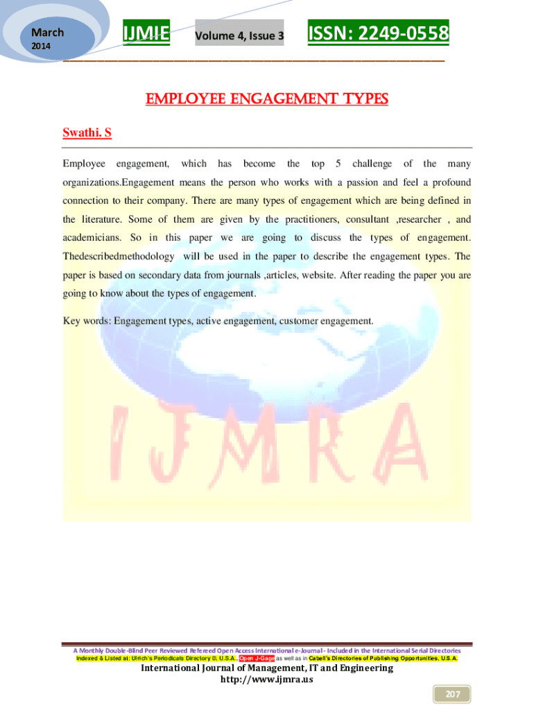 Fillable Online The Three Types of Employee Engagement and Why they ...