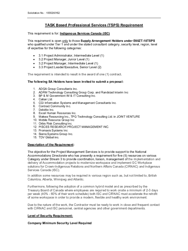 Fillable Online Indigenous Services Canada - Bid Notification Fax Email ...