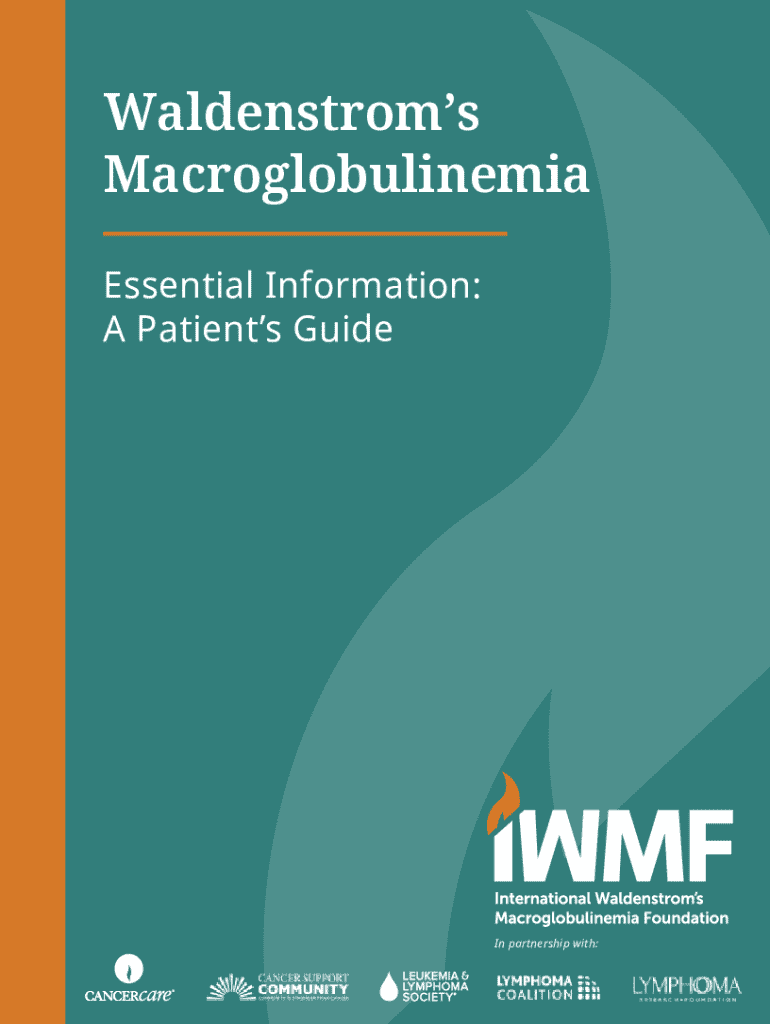 Fillable Online Waldenstrom’s Macroglobulinemia: Essential Information ...