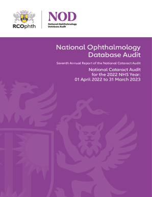 Fillable Online National Ophthalmology Database Audit Fax Email Print ...