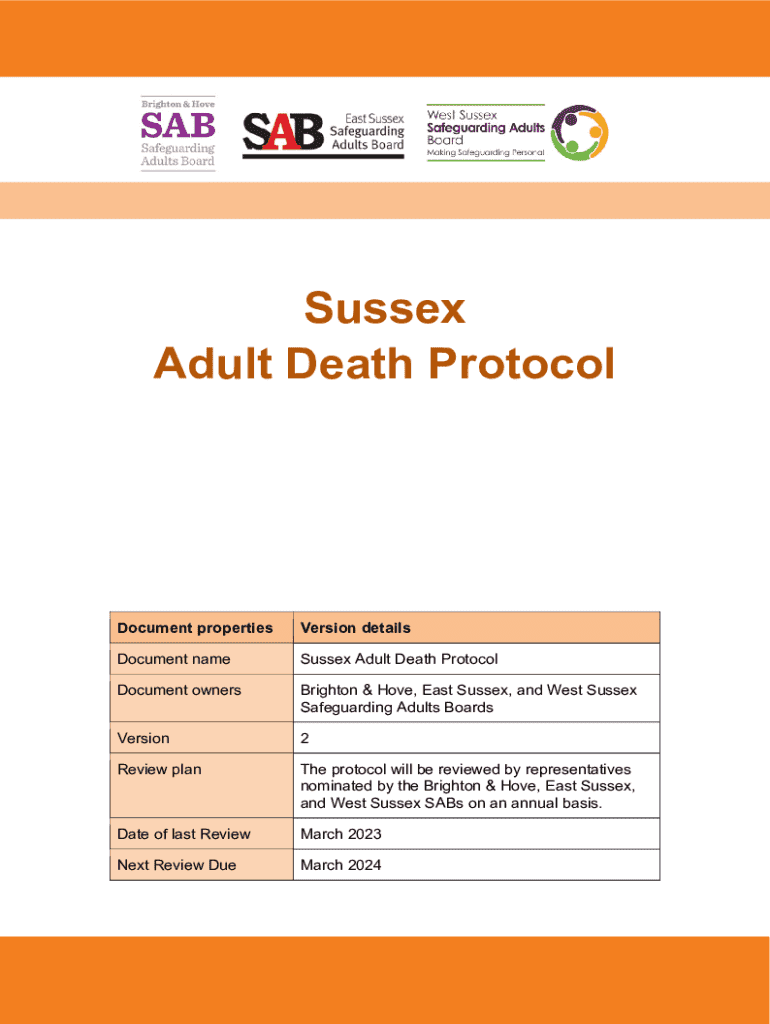 Fillable Online Adult Death Protocol podcast transcript Fax Email Print ...