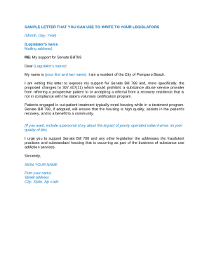 Writing Effective Letters and Emails to Your Legislators Doc Template ...