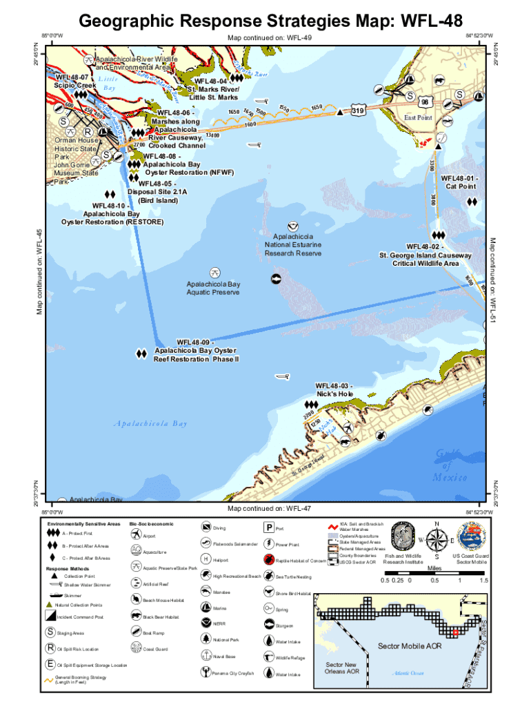 Fillable Online Geographic Response Strategies for Apalachicola Bay Area Fax Email Print - pdfFiller