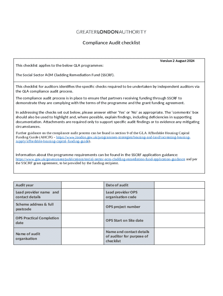 The Ultimate Compliance Checklist for All ... Doc Template | pdfFiller