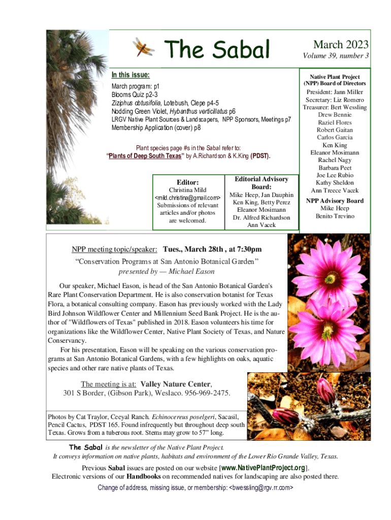 Fillable Online Ziziphus obtusifolia (Lotebush)Native Plants of North ...