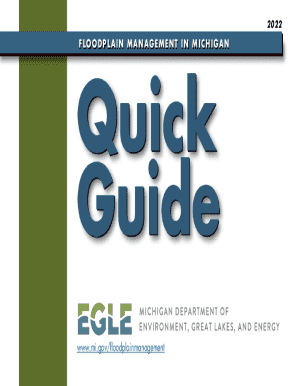Fillable Online Michigan Quick Guide to Floodplain Management Fax Email Print - pdfFiller