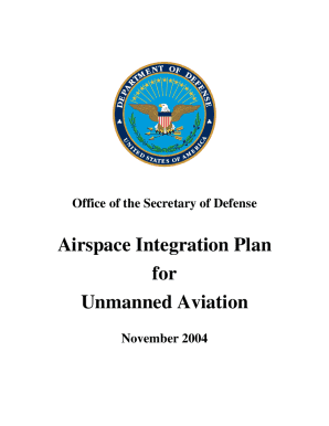 Fillable Online Airspace Integration Plan for Unmanned Aviation Fax ...