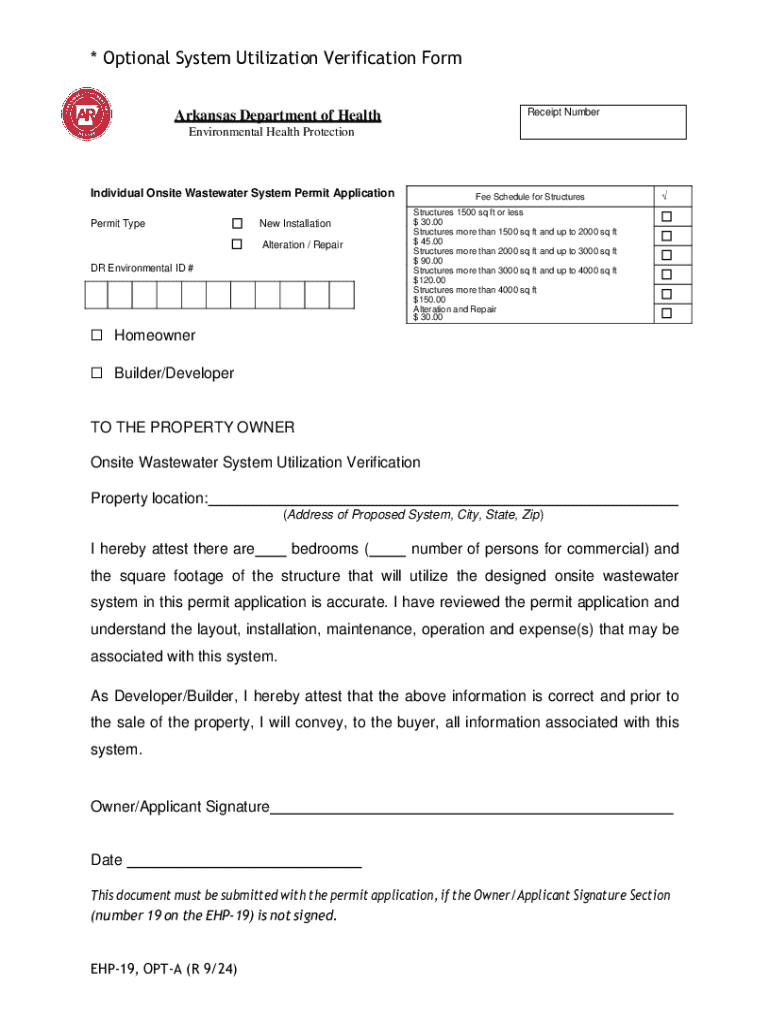 Fillable Online Onsite Wastewater System Permit Application Fax Email Print - pdfFiller