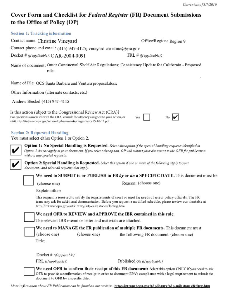 Fillable Online Outer Continental Shelf Air Regulations; Consistency ...