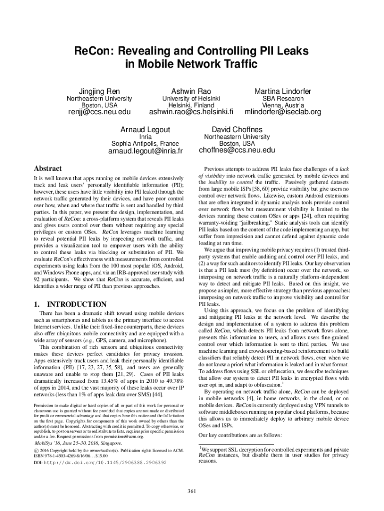 Fillable Online a Multidimensional, Network-informed Measurement ...