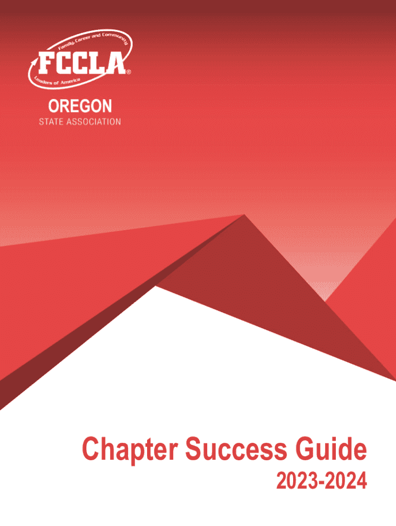 Fillable Online Oregon Fccla Chapter Success Guide 2023-2024 Fax Email Print - pdfFiller