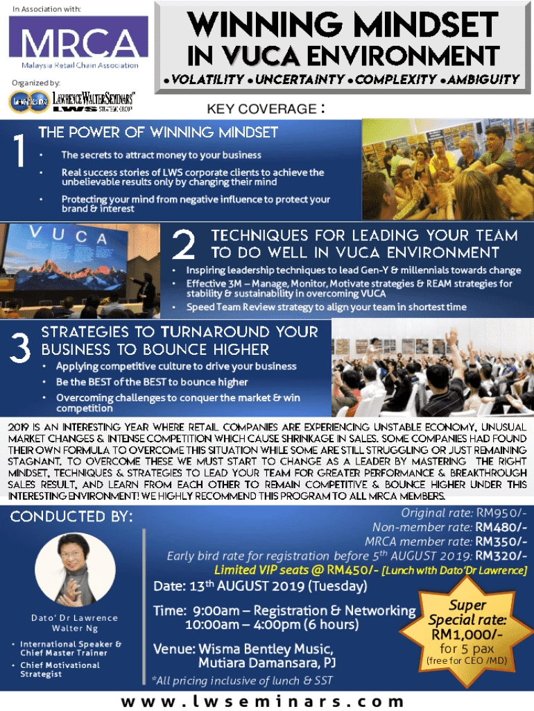 Fillable Online Lawrence Walter Seminars Registration Fax Email Print - pdfFiller