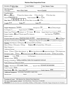 Fillable Online Marine-boat Inspection Fax Email Print - pdfFiller