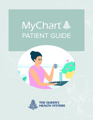 Fillable Online Queen's Mychart Patient Guide – All Fax Email Print ...