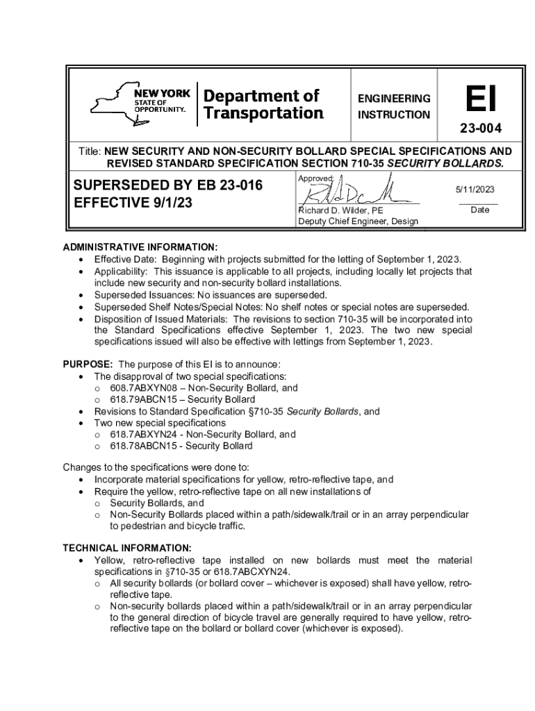 Fillable Online New York City Department of Transportation (NYC DOT) Fax Email Print - pdfFiller