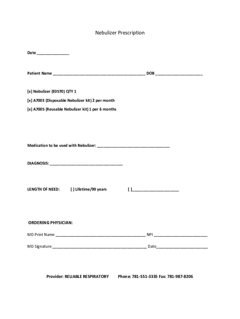 Fillable Online 3 Packs Medication Nebulizer KIT : Industrial ...