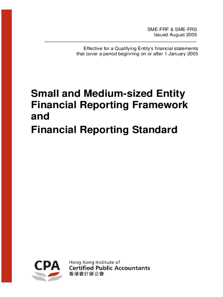 Fillable Online Small and Medium-sized Entity Financial Reporting ...