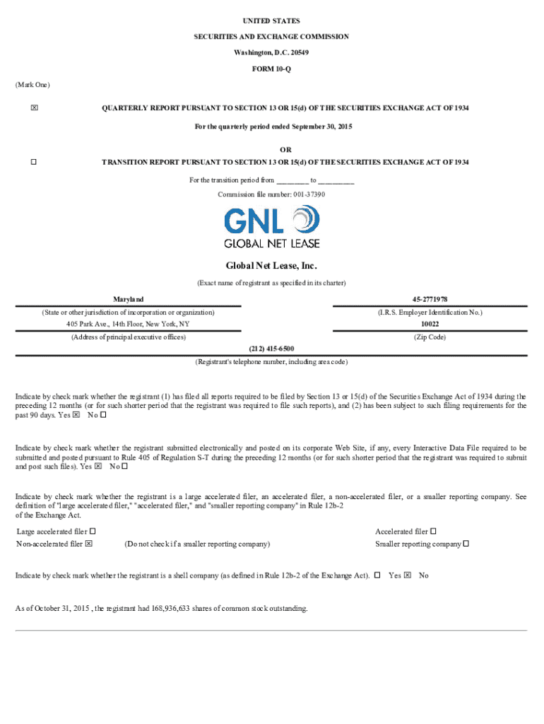 Fillable Online Quarterly Report Pursuant to Section 13 or 15(d) of the ...