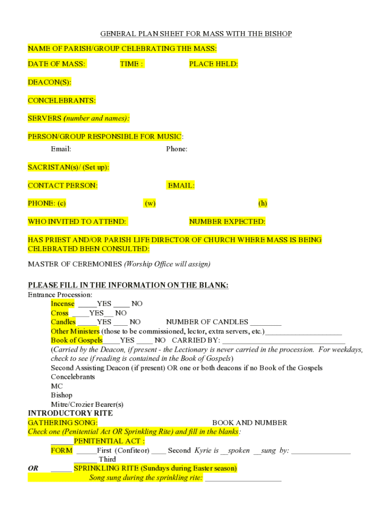 Fillable Online Mass Planning Document Fax Email Print - pdfFiller