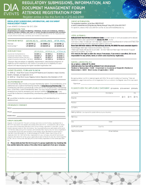 Fillable Online Regulatory Submissions, Information, and Document Management Forum Fax Email ...