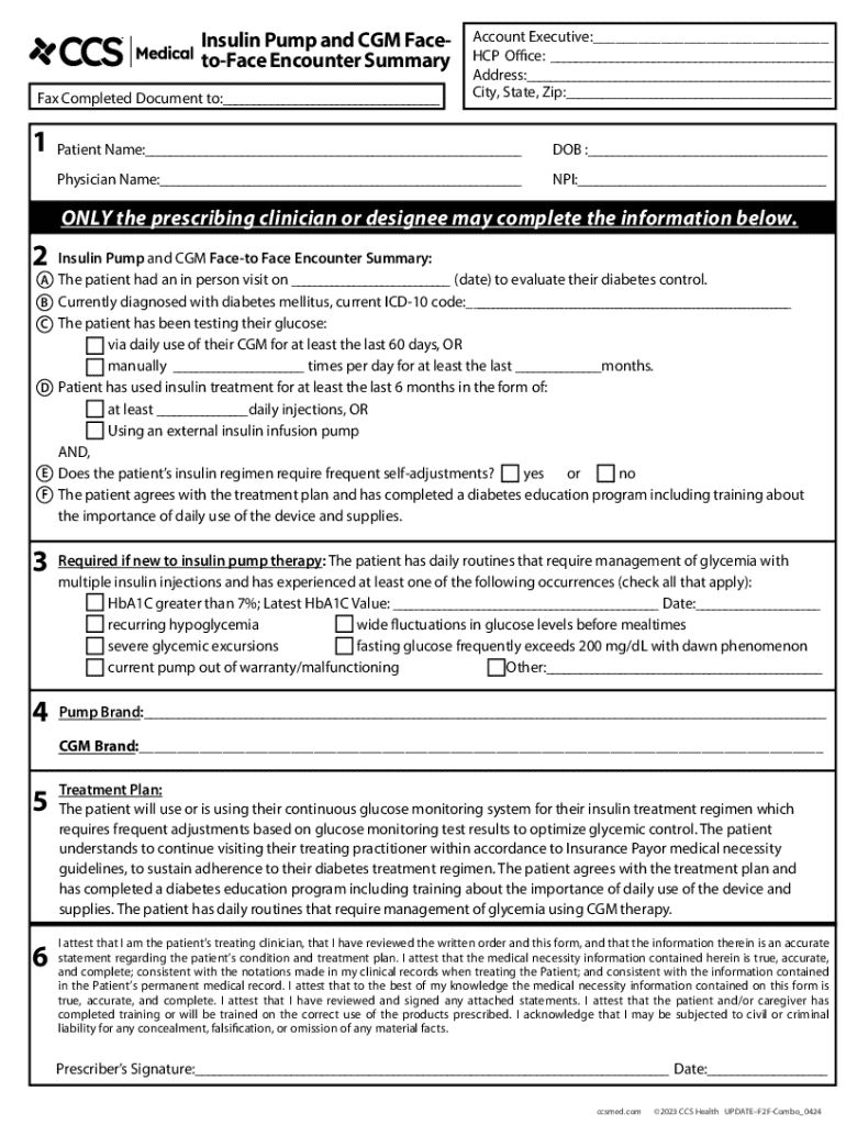 Fillable Online Medicare Detailed Written Order - FreeStyle Libre ...
