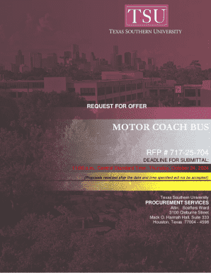 Fillable Online Motor Coach Bus Rfp # 717-25-704 Fax Email Print ...