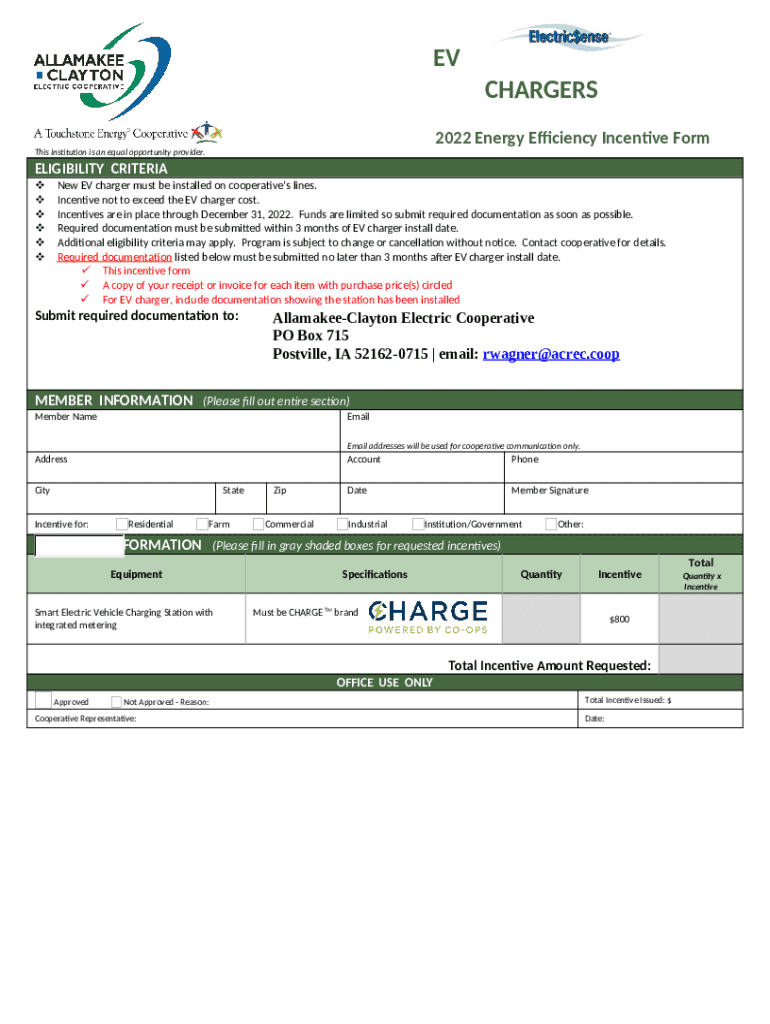 2022 Energy Efficiency Incentive Doc Template | pdfFiller