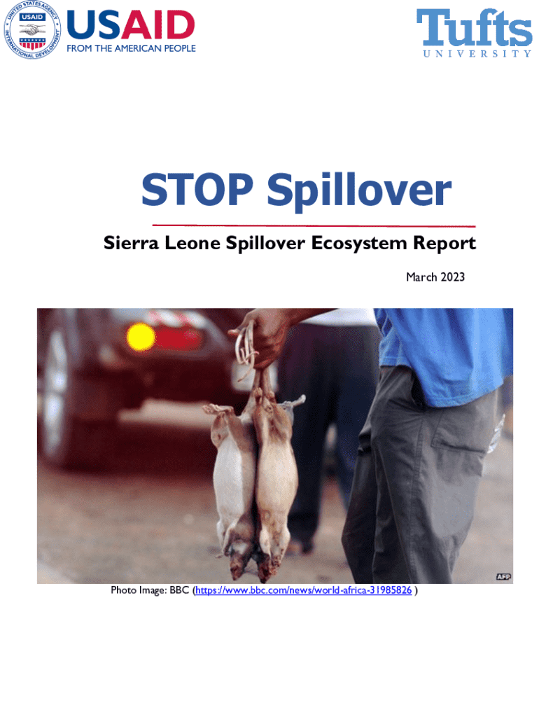 Fillable Online Sierra Leone Spillover Ecosystem Report - March 2023 ...