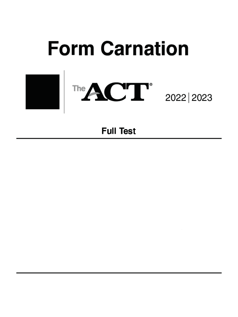 Fillable Online Act Test Information Release Fax Email Print - pdfFiller